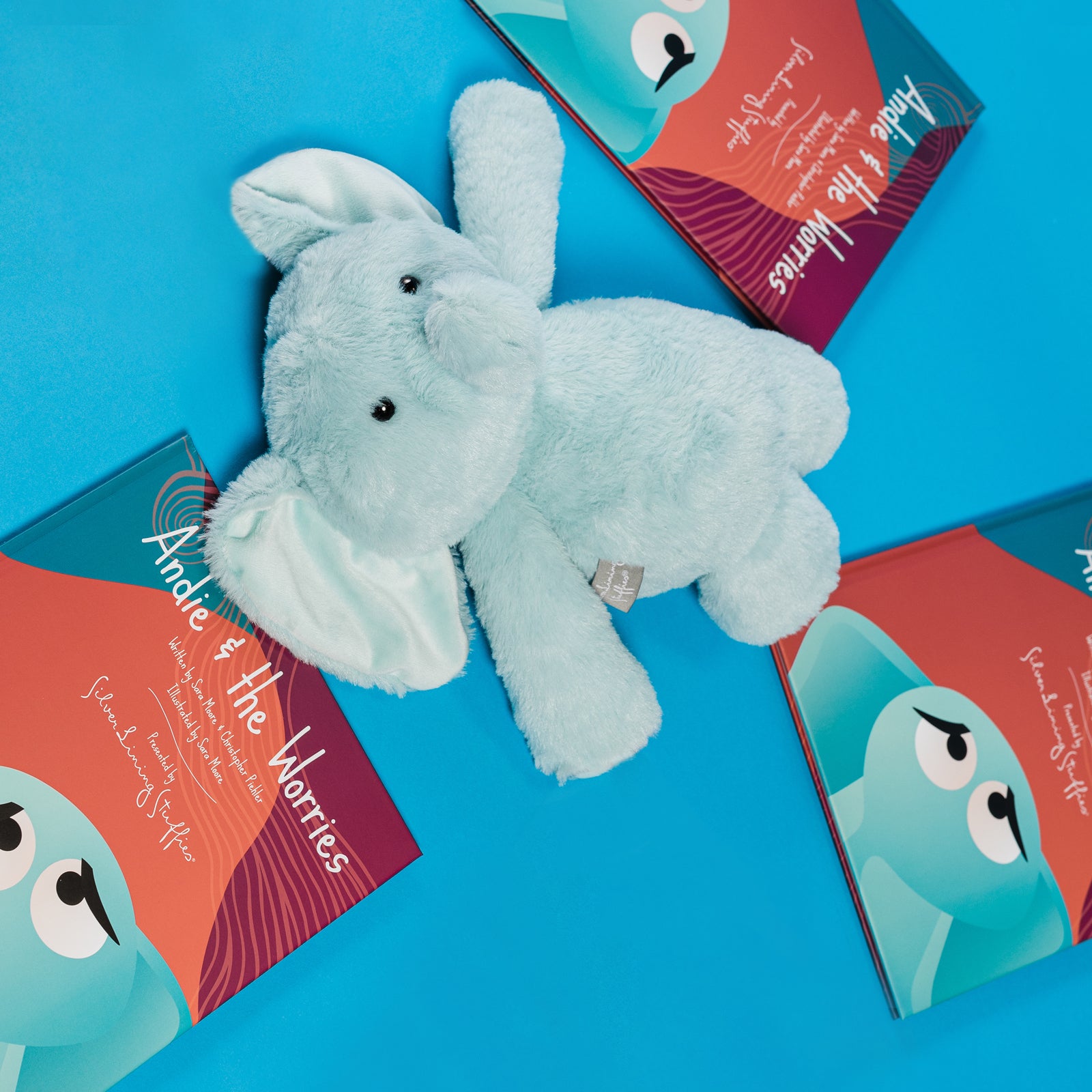 Andie the Elephant-Books For Anxiety | Silver Lining Stuffies