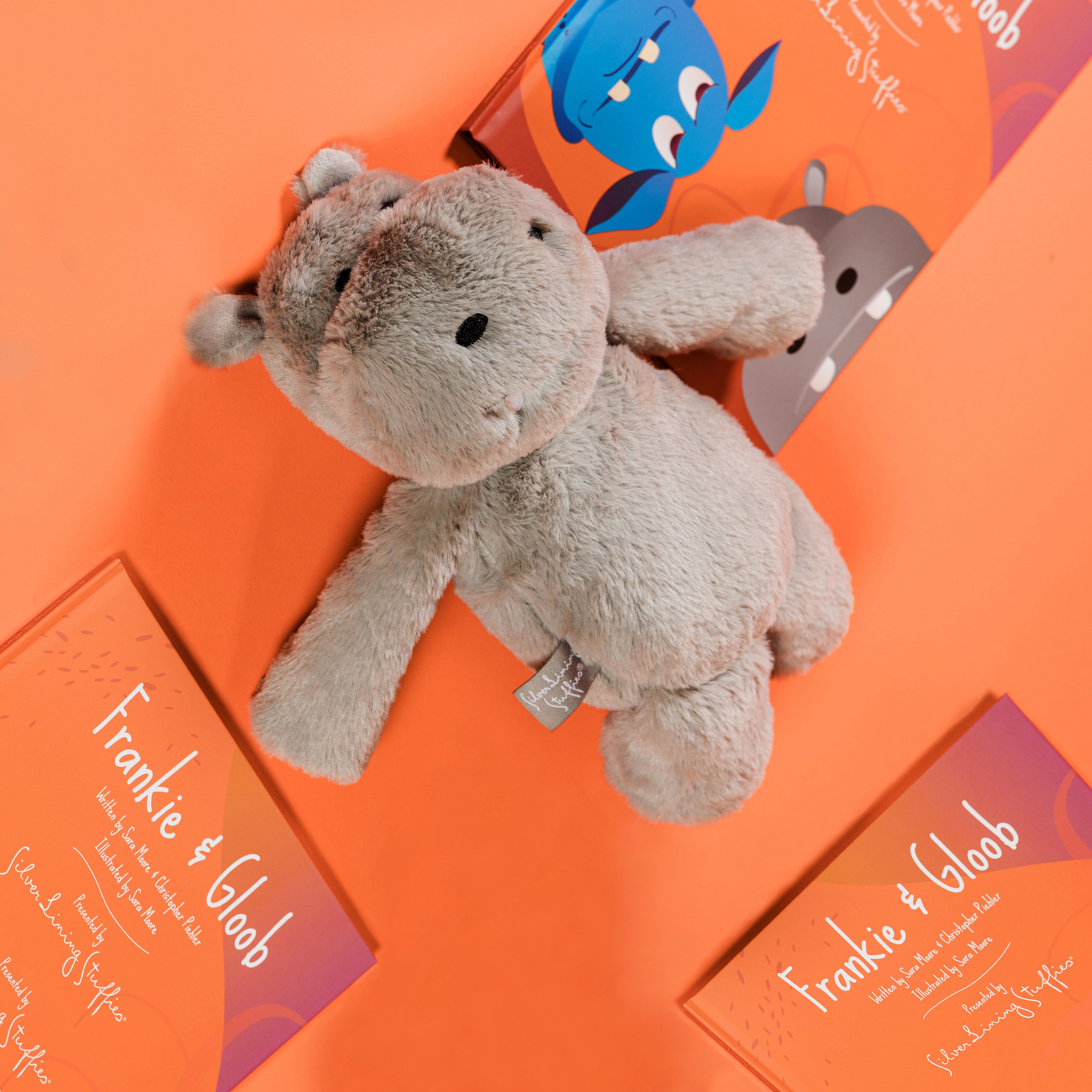 Frankie the Hippo-Mental Health Books | Silver Lining Stuffies