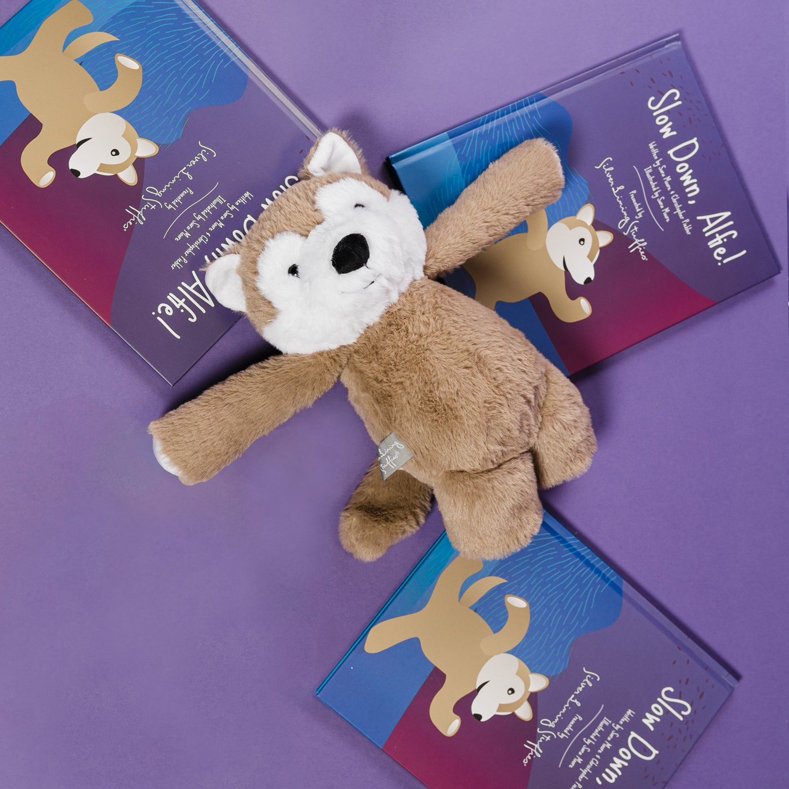 Alfie The Wolf-Activity Books For Kids| Silver Lining Stuffies